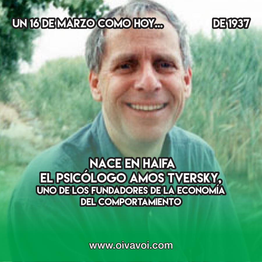 Amos Tversky: 16 de Marzo