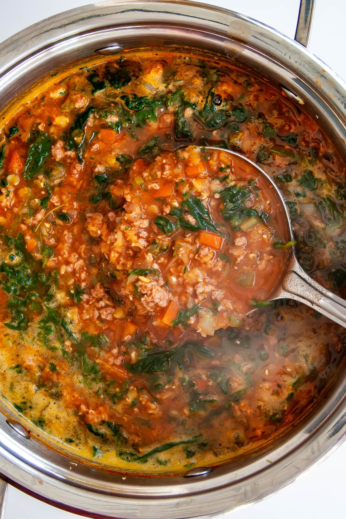 Dahl goush (sopa india de carne y lentejas)