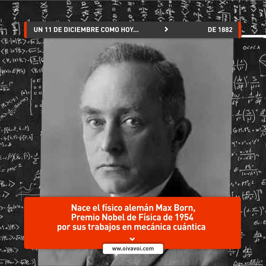 Max Born, Premio Nobel a la mecánica cuántica
